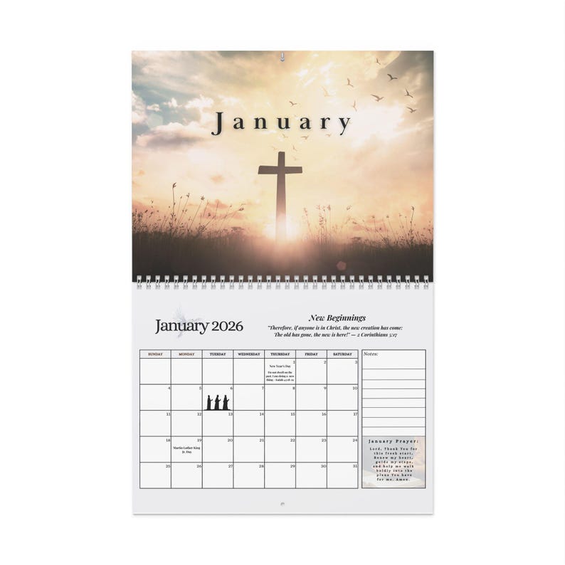 2026 Bible Verse Wall Calendar | Christian Scripture Calendar ...