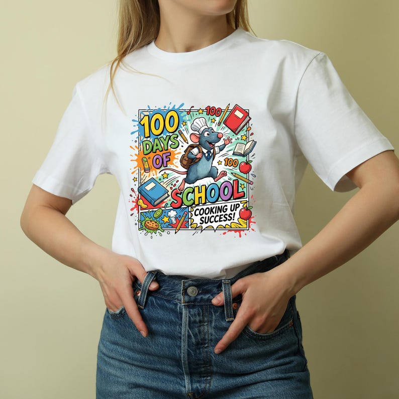 100 Days of School PNG Bundle | Retro Teacher Designs (digital Download ...