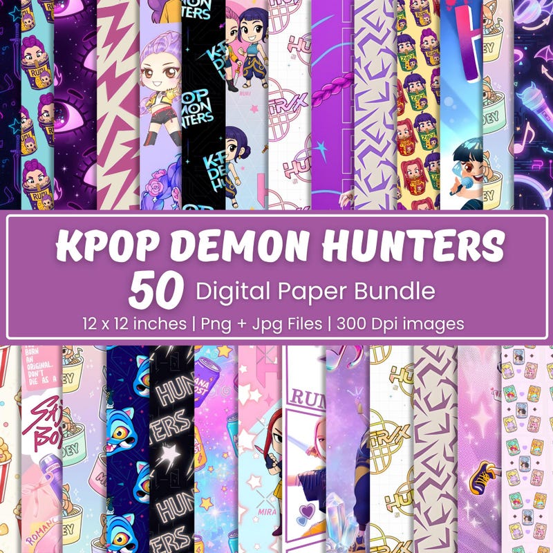 Kpop Demon Hunters Wrapping Paper - Etsy
