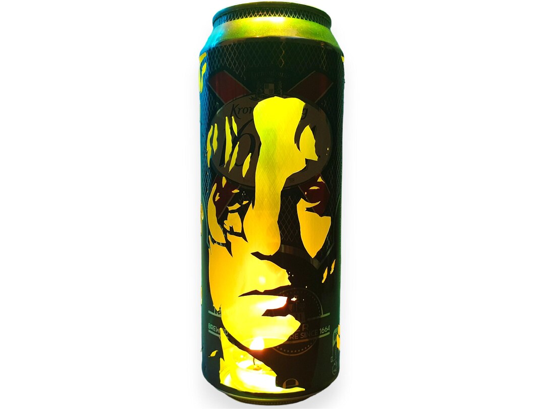 Syd Barrett Beer Can Lantern! Pink Floyd Psychedelia Pop Art Candle ...