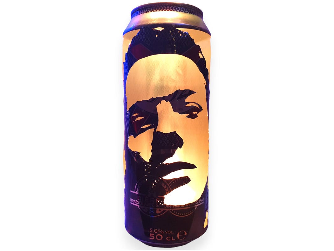 Joe Strummer Beer Can Lantern: the Clash 'london Calling' Pop Art ...