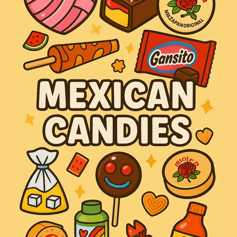 Candy Coloring Book - Etsy