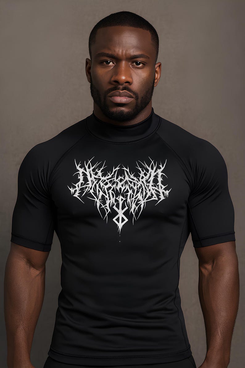 Anime Gothic Berserk Inspired Compression T Shirt Men Women | Dark ...