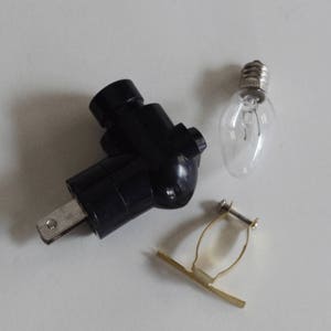 Swivel Nightlight Base - Bulb - Brass Clip - Etsy