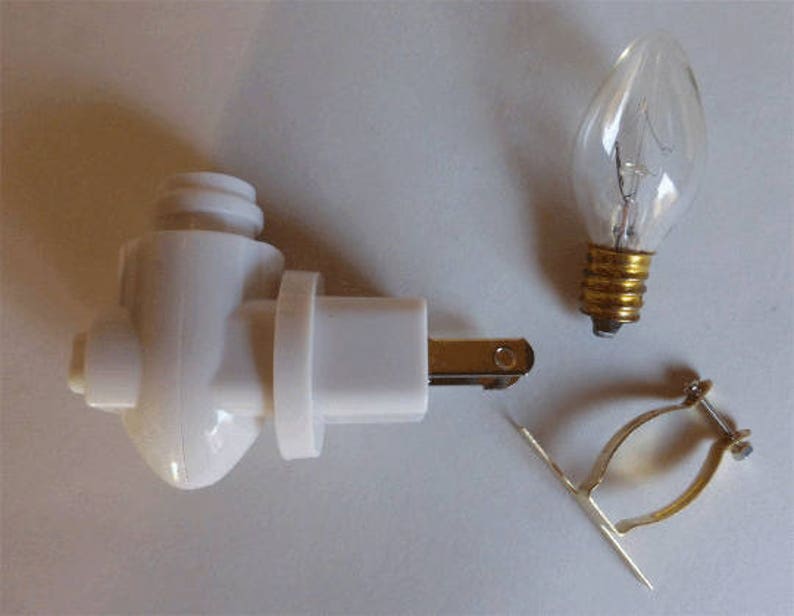 Swivel Nightlight Base - Bulb - Brass Clip - Etsy
