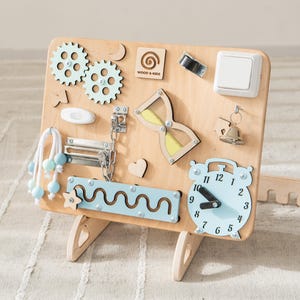Interactive Baby Busy Board | Montessori Learning Toy for Toddlers - Etsy
