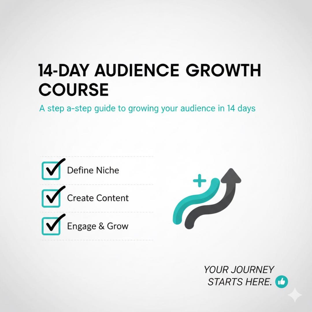 14-day Audience Growth Guide | Digital Download for Social Media - Etsy