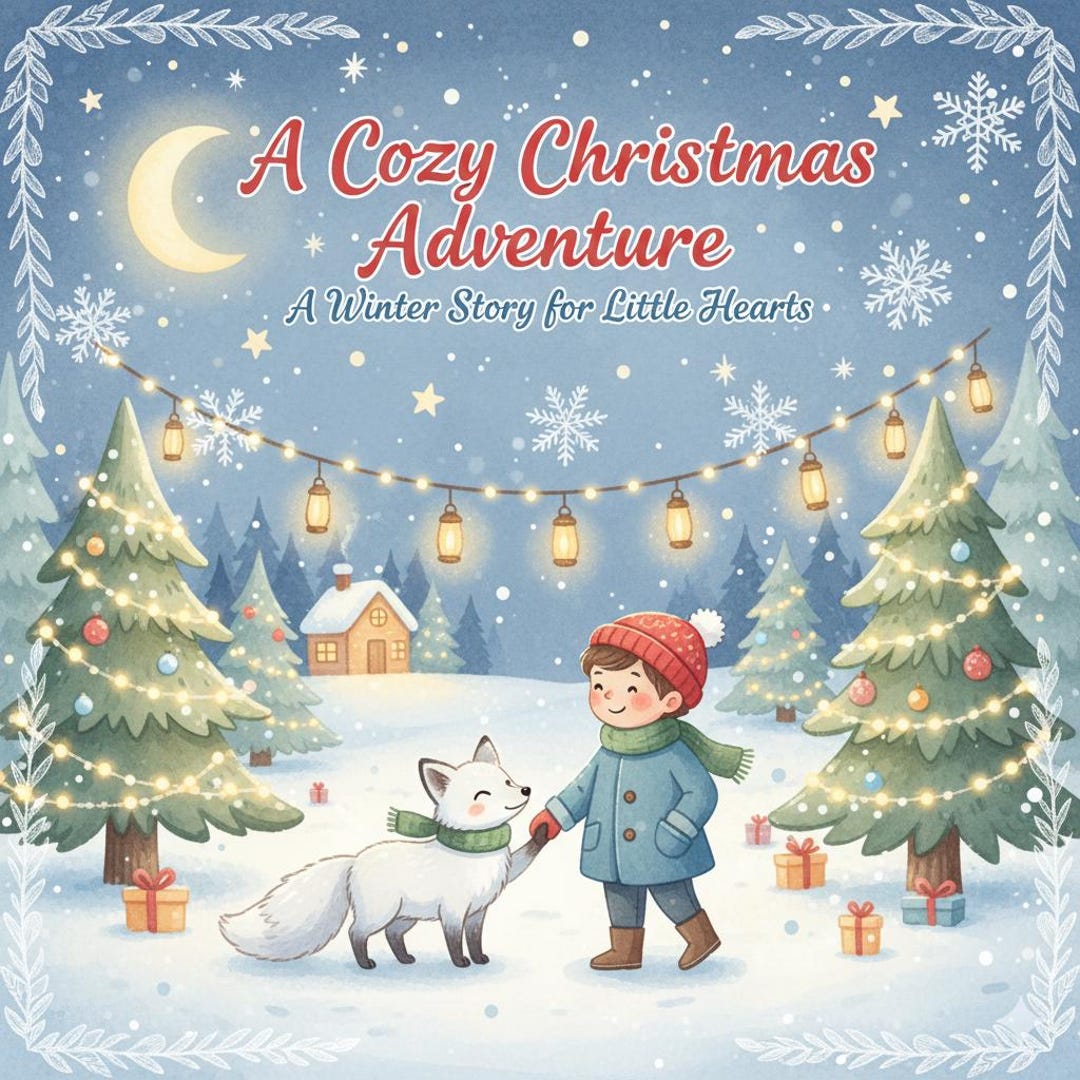 Printable Christmas Kids Book | 10-page Story With Illustrations | PDF ...