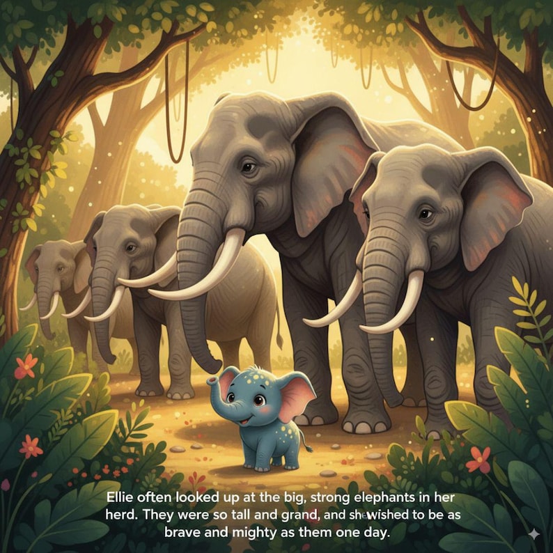 Ellie the Elephant Children's Storybook Ebook: Inspirational Bedtime ...