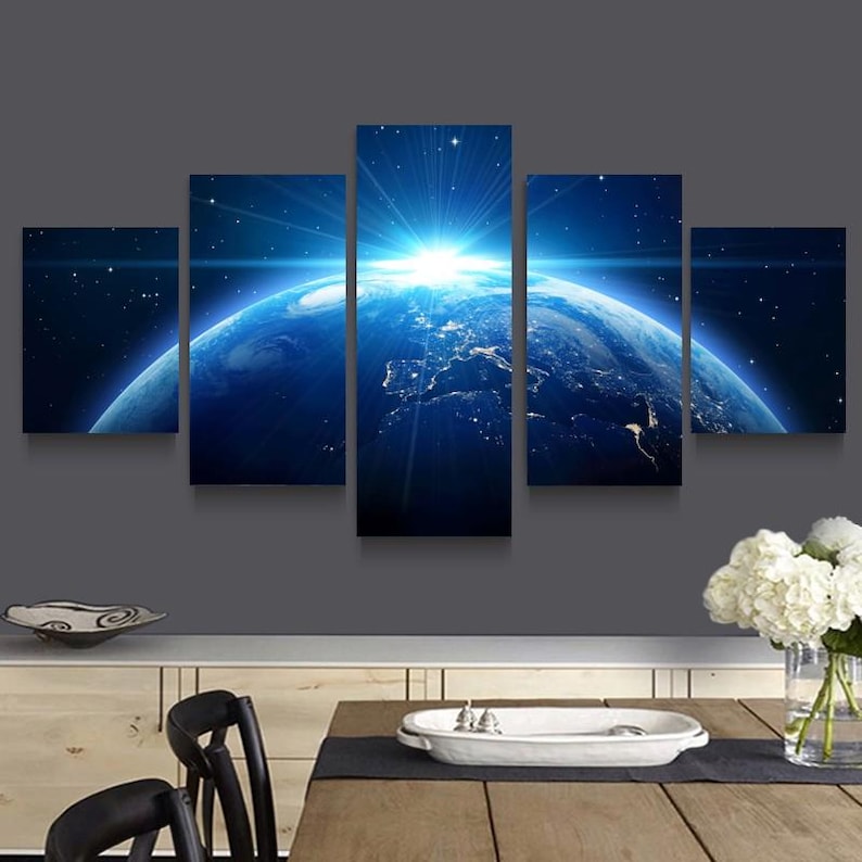 5 Piece Canvas Wall Art Modern Artwork Canvas Panel Prints for Home ...