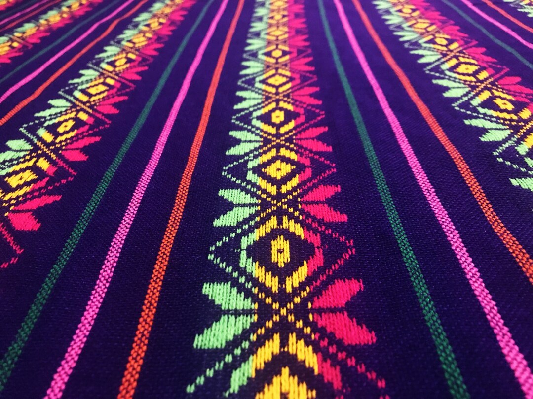 Xitlali Royal Purple Mexicano Con Flores Estrella Wrap - Etsy