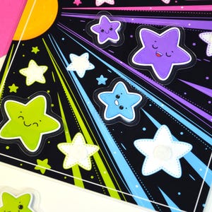 Printable Space Worksheet, Color Matching, Star Worksheet, Activities ...