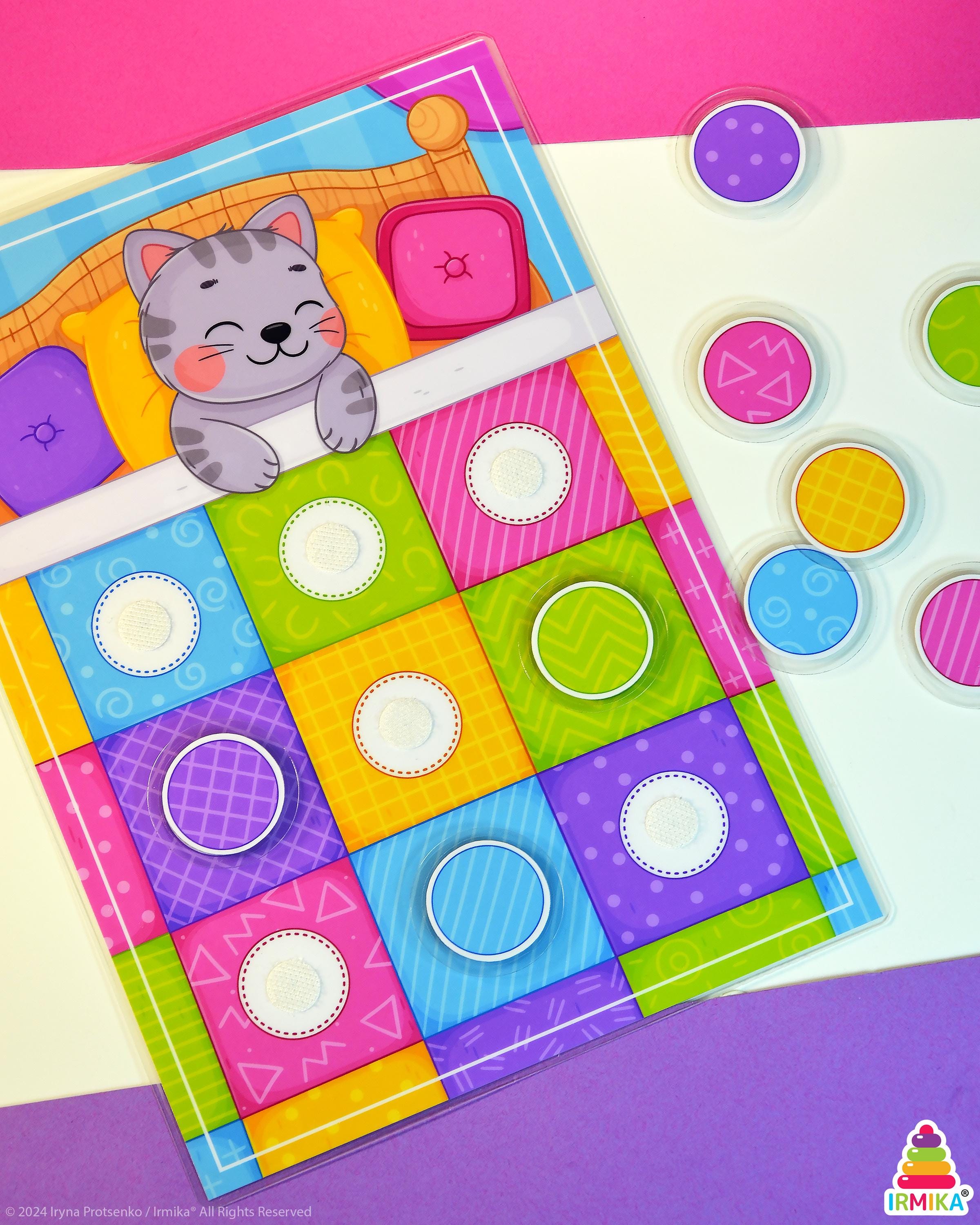 Printable Color Matching Worksheet, Pattern Match, Easy Home Learning ...