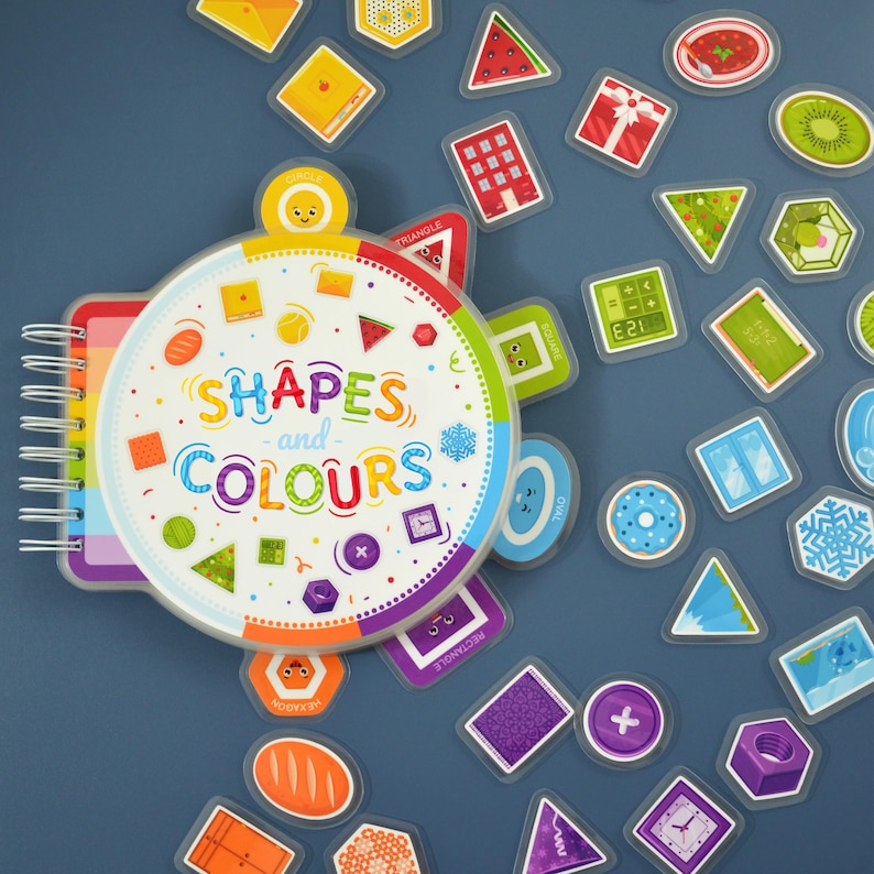 Printable Shape and Color Matching Activity, Shapes and Colours Match ...