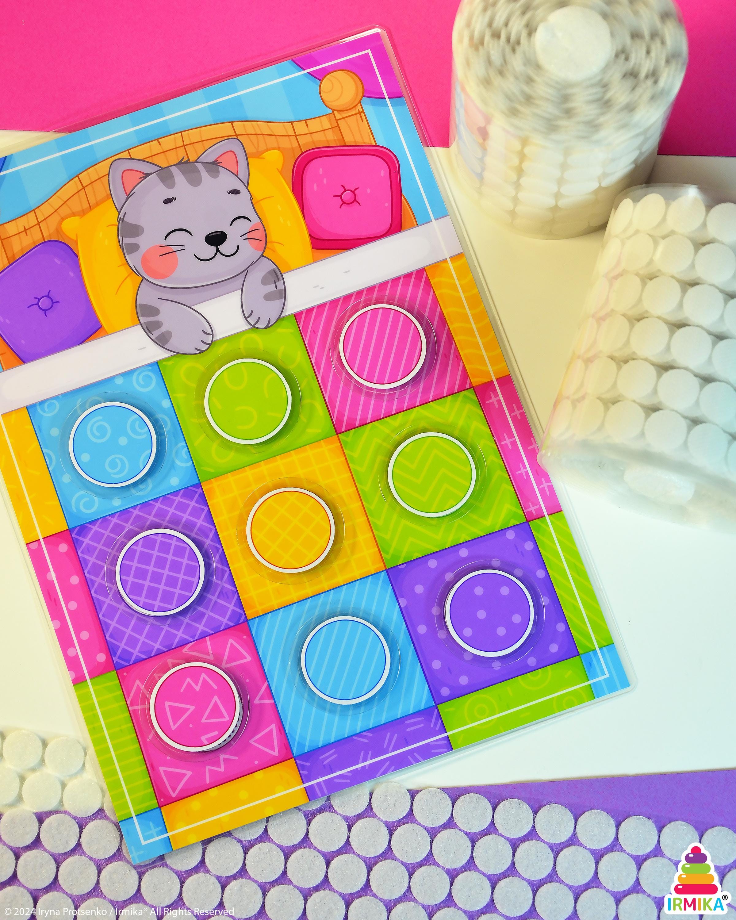 Printable Color Matching Worksheet, Pattern Match, Easy Home Learning ...