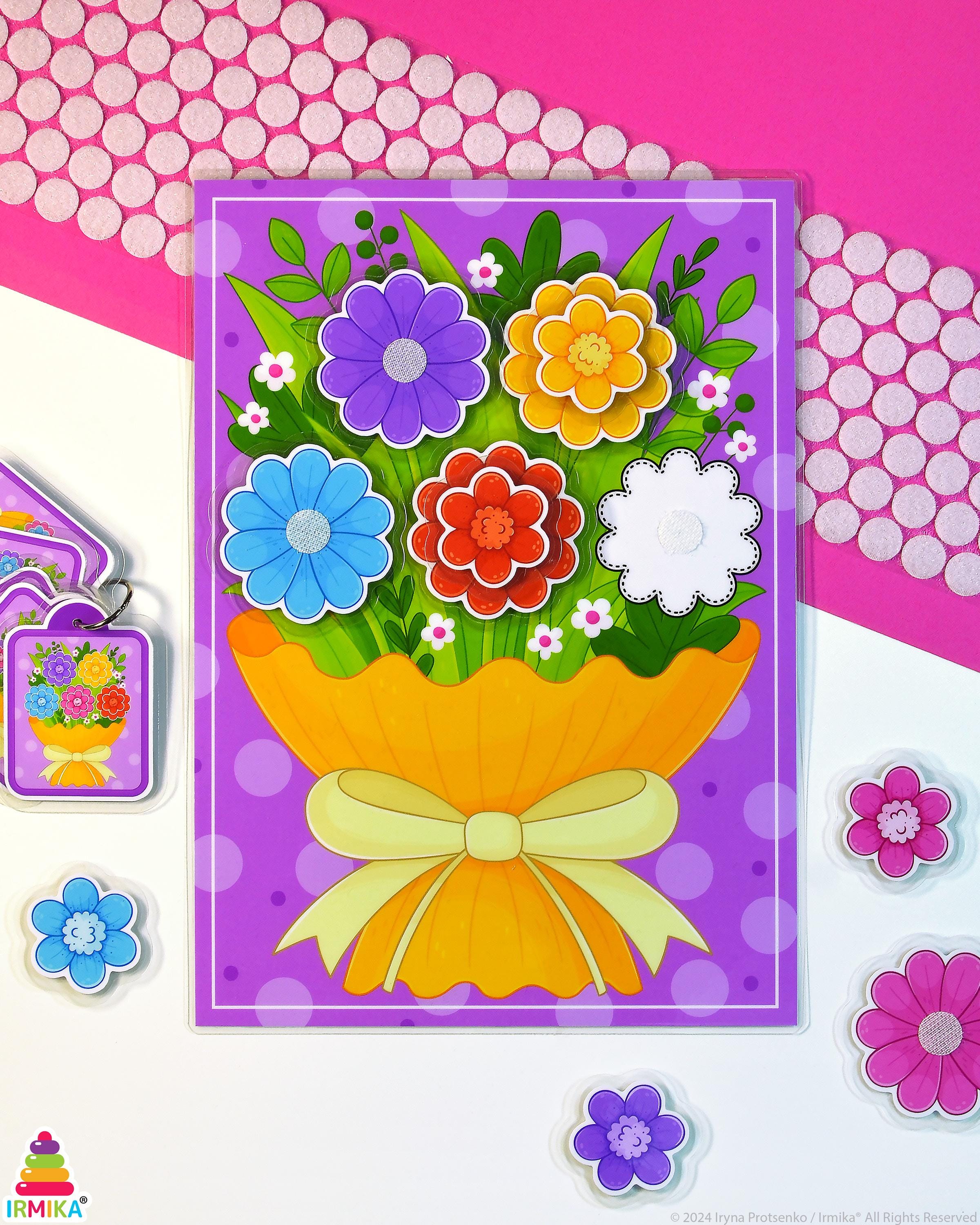Printable Color Matching Worksheet, Flower Activities, Color Match ...