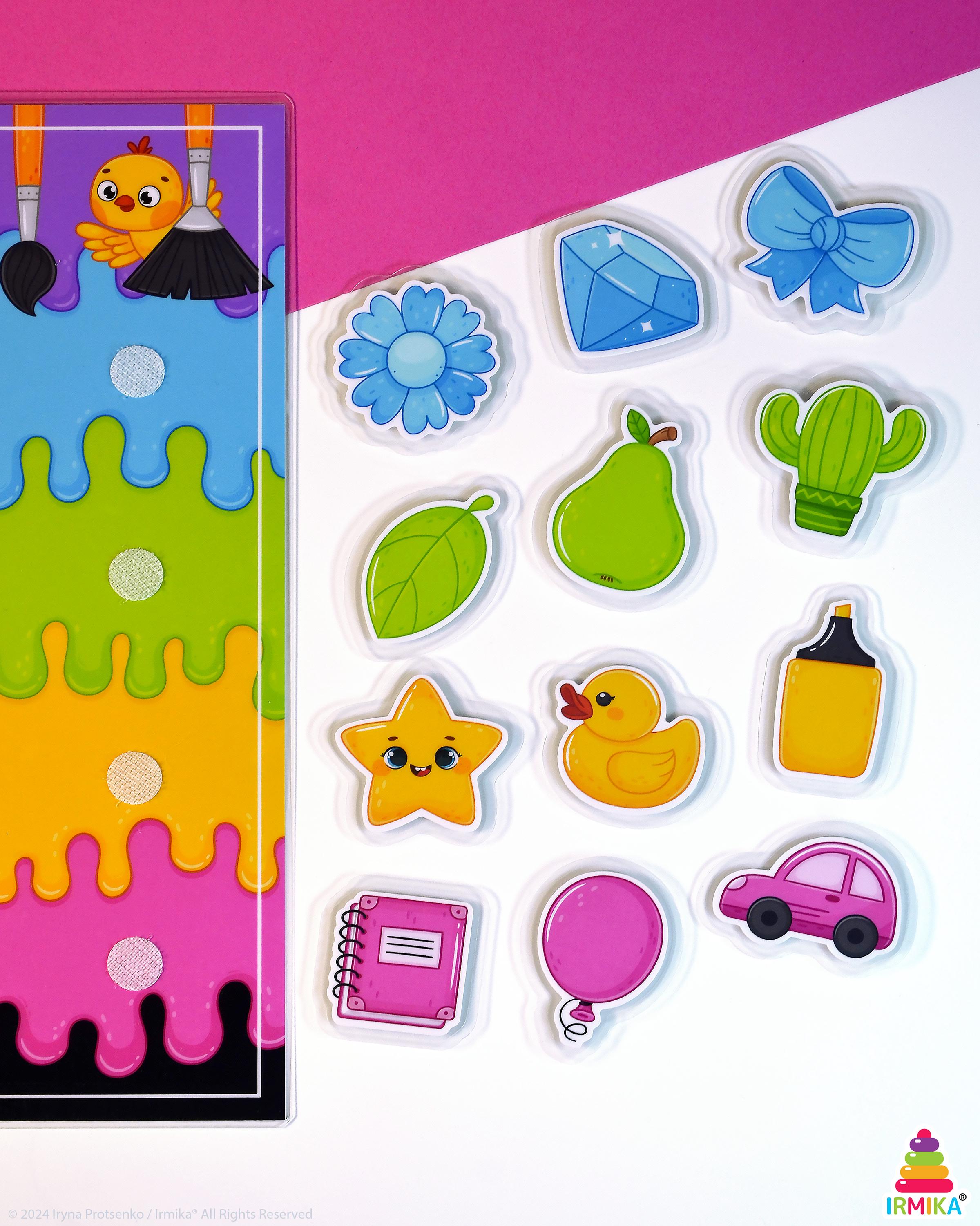 Printable Color Matching Activity, Worksheet, Colours Match, Learning ...