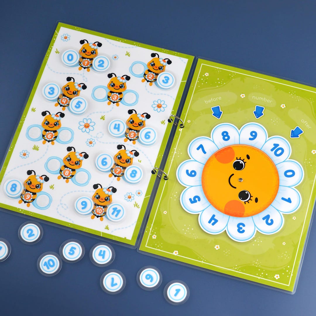 Before After Numbers, Printable Math Worksheet, Practice Count 1 - 10 ...