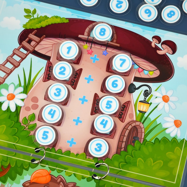 Number Bond Printable Worksheets, Math Counting Practice, Decomposing ...