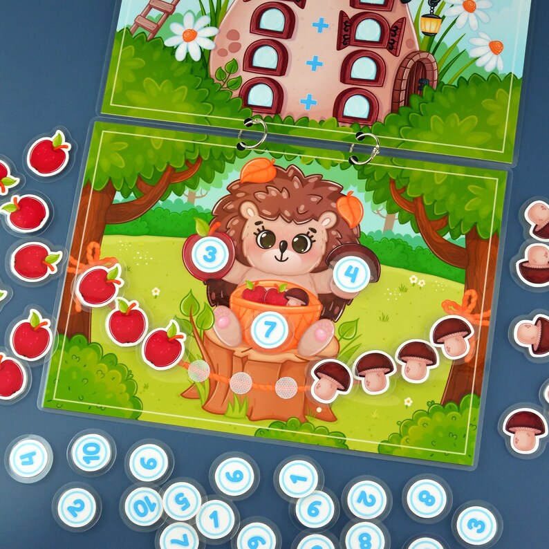 Number Bond Printable Worksheets, Math Counting Practice, Decomposing ...