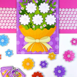 Printable Color Matching Worksheet, Flower Activities, Color Match ...
