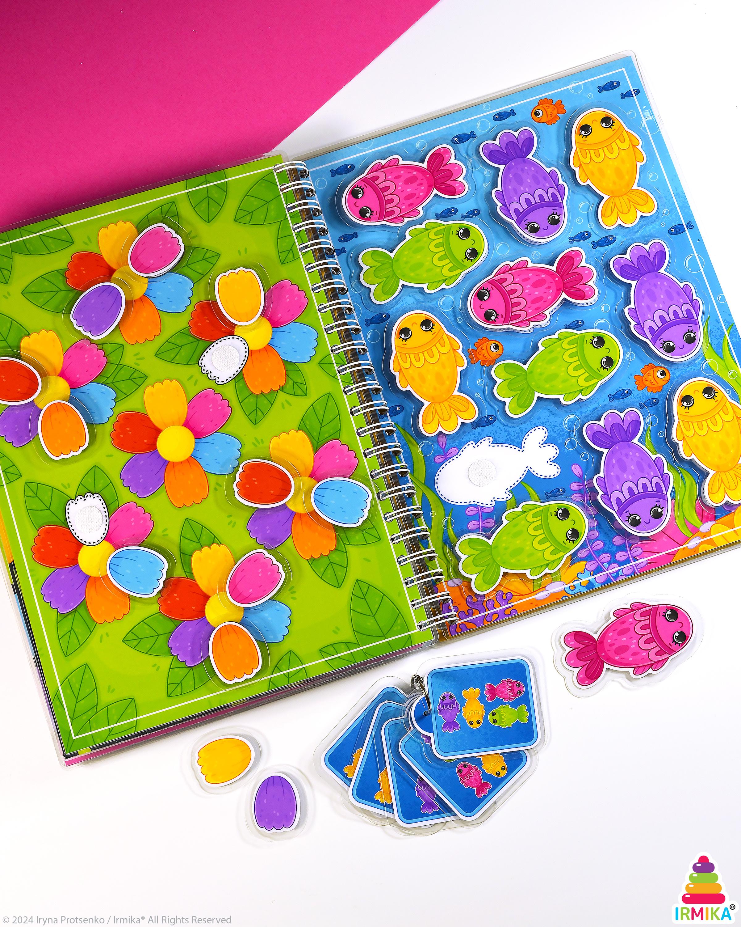 Printable Busy Book, Color Matching Activities, Learning Colors ...