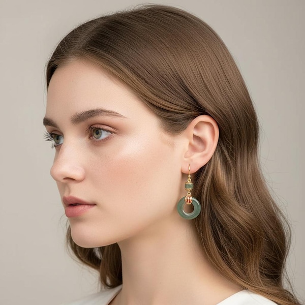 Earrings Light Jade - Etsy