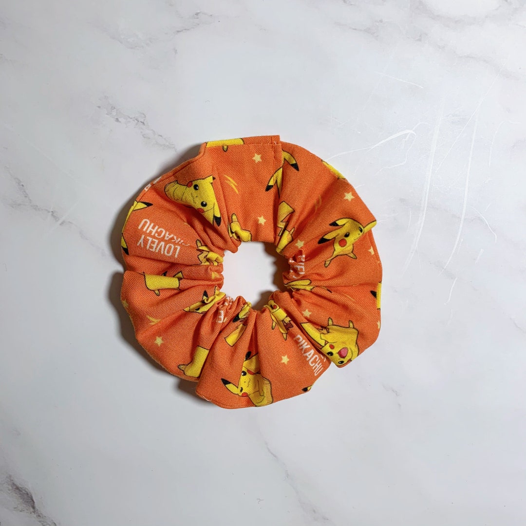 Orange Pikachu Scrunchie - Etsy