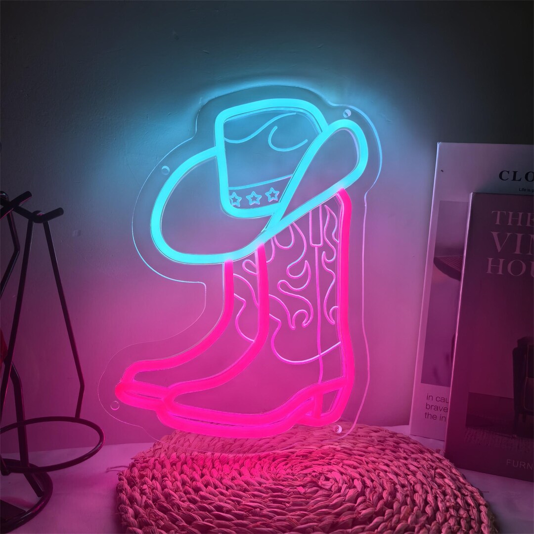 Great Description About Cowboy Boot Neon Sign