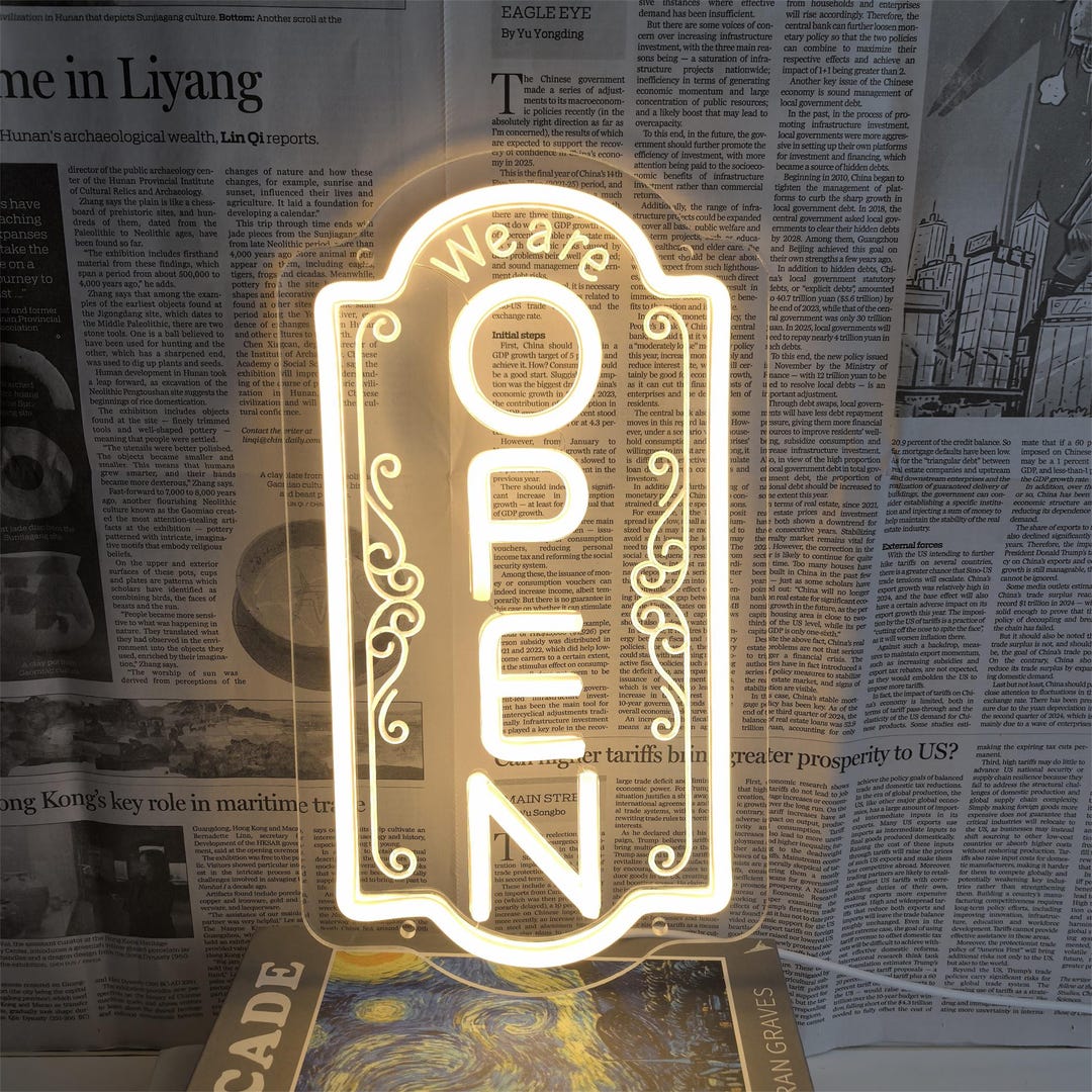 Open Led Neon Sign, Modern Open Sign, Open Led Light up Sign, Battery ...