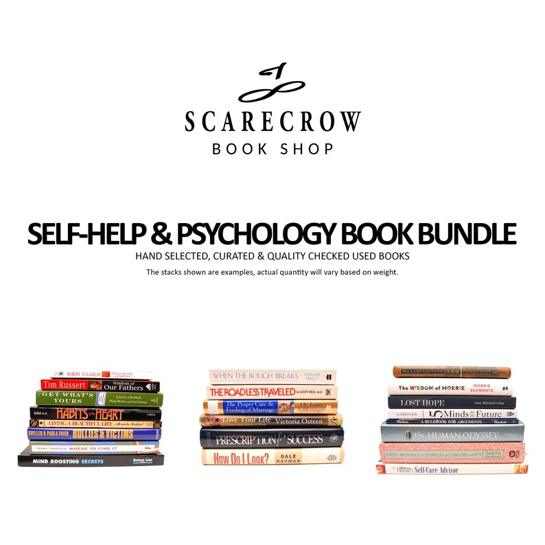 Self-help & Psychology Book Bundle – Bulk Reading Mix, Books by the ...