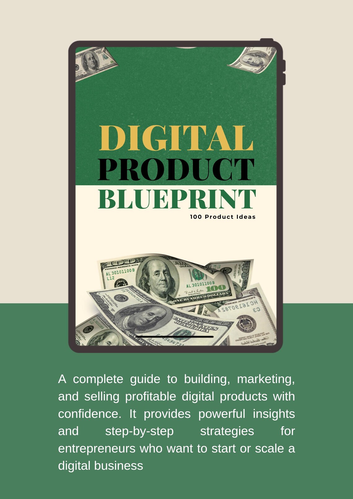 Digital Product Ideas Guide Ebook PDF, Online Small Business Blueprint ...
