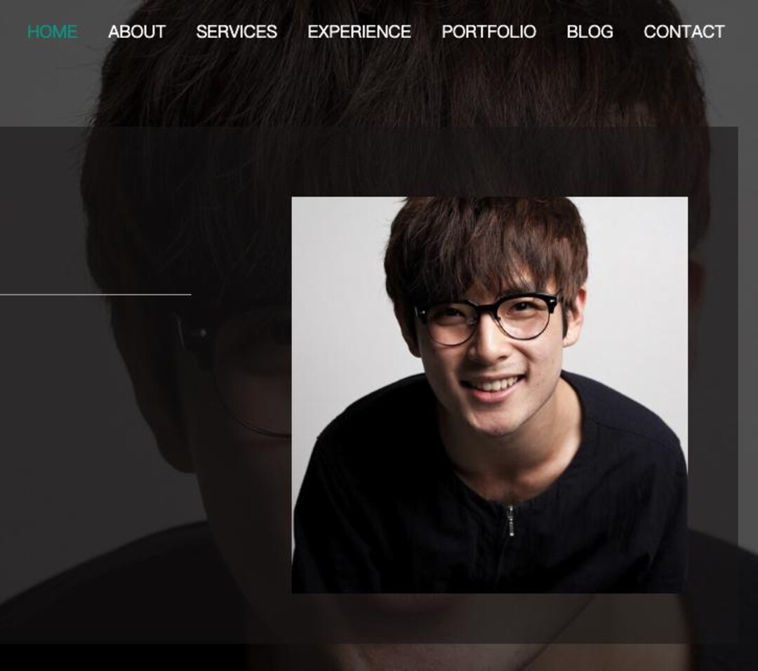 Minimal Personal Resume Website Template - Etsy