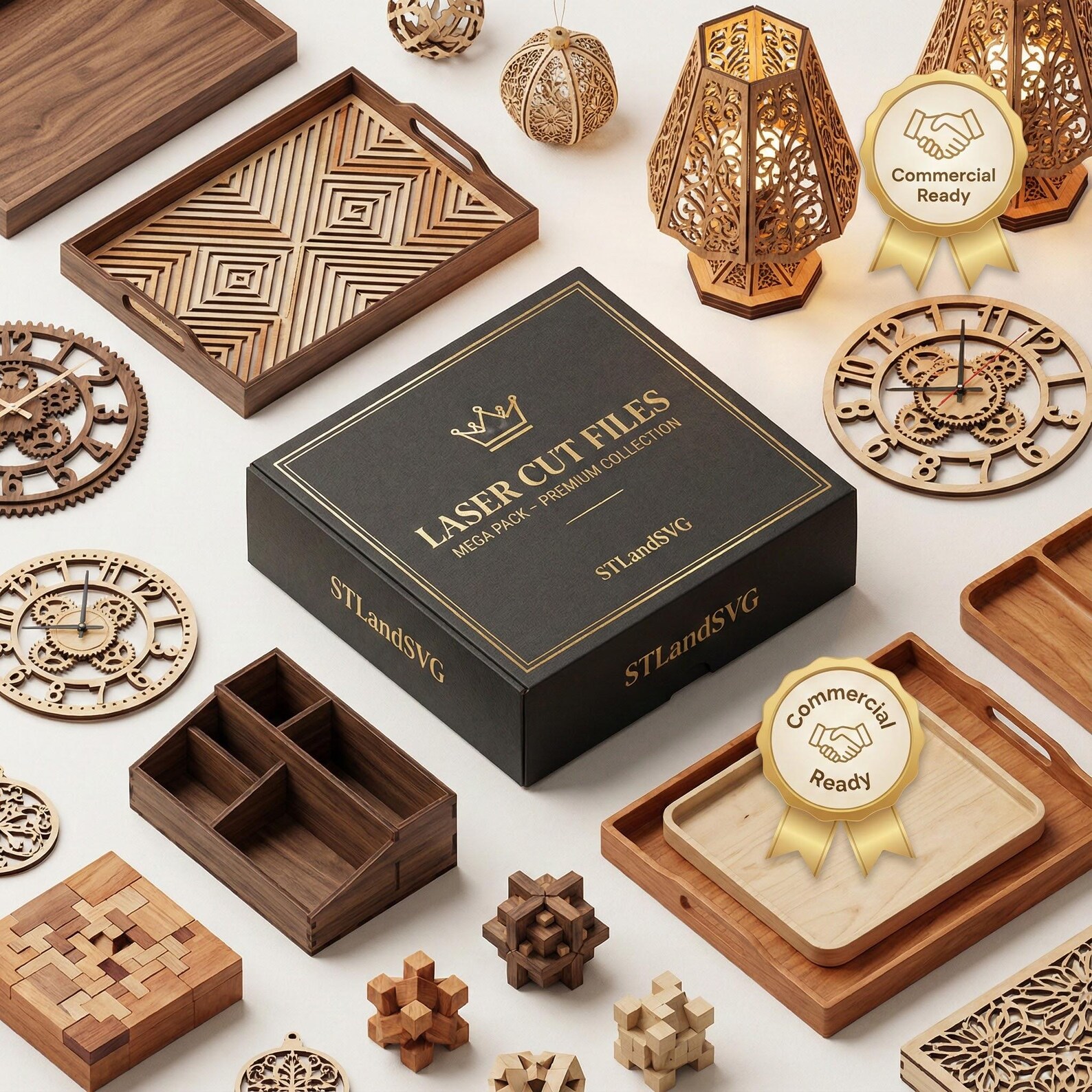 Laser Cut Mega Bundle, 500,000+ Designs for Diode CO2 and Fiber Lasers ...
