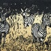 Zebra Hand Pulled Limited Edition - Etsy