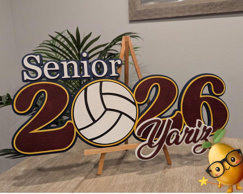 Custom Senior Athlete Wood Sign: Personalized Sports Photo Prop - Etsy