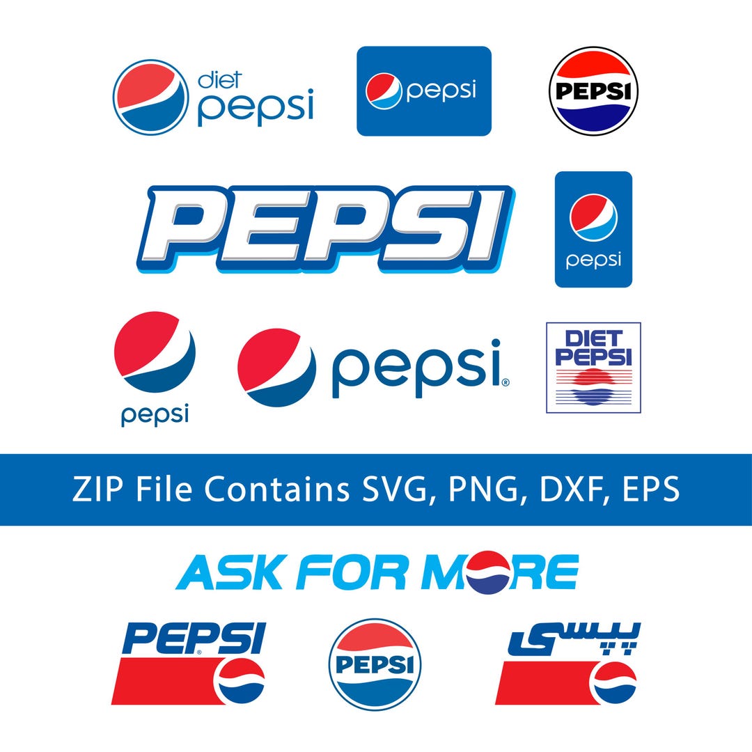 Pepsi Logos, Diet Pepsi PNG, Pepsi Letters, Pepsi Svg, Vector Eps ...