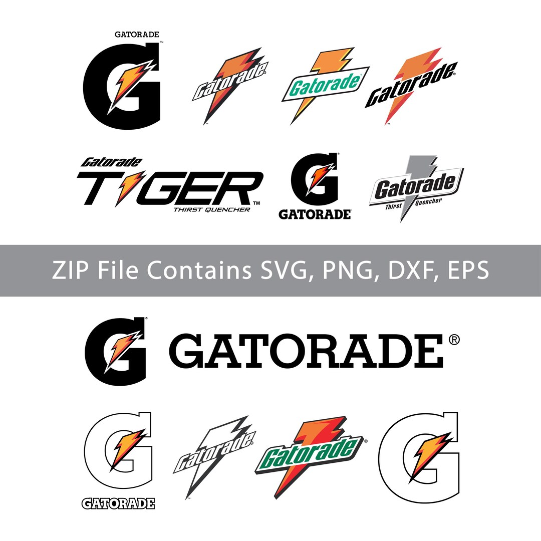 Gatorade Logo (png, Svg, Dxf, Eps Files) (digital Download) - Etsy ...