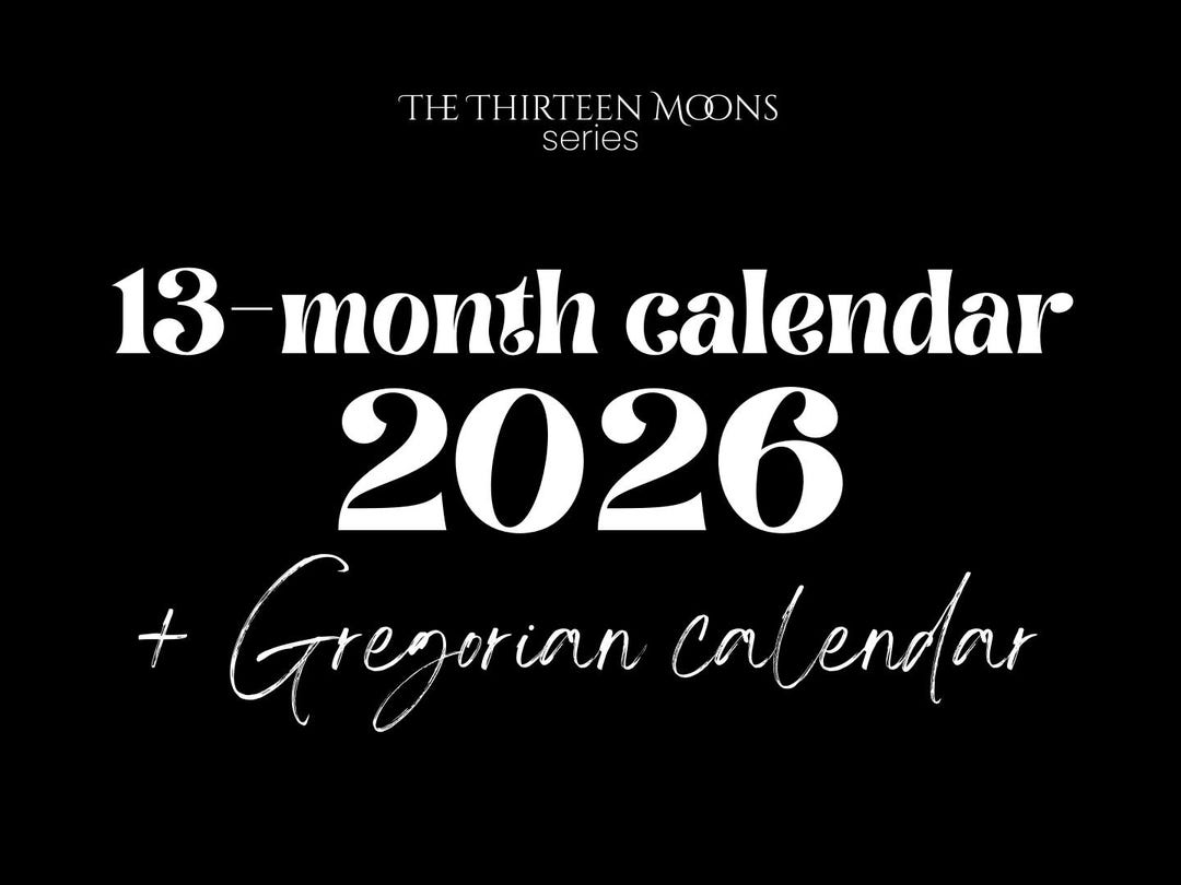 13 month calendar with Gregorian calendar 2026 | Limited edition ...
