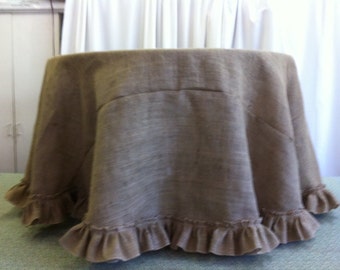 Burlap Tablecloth - Etsy