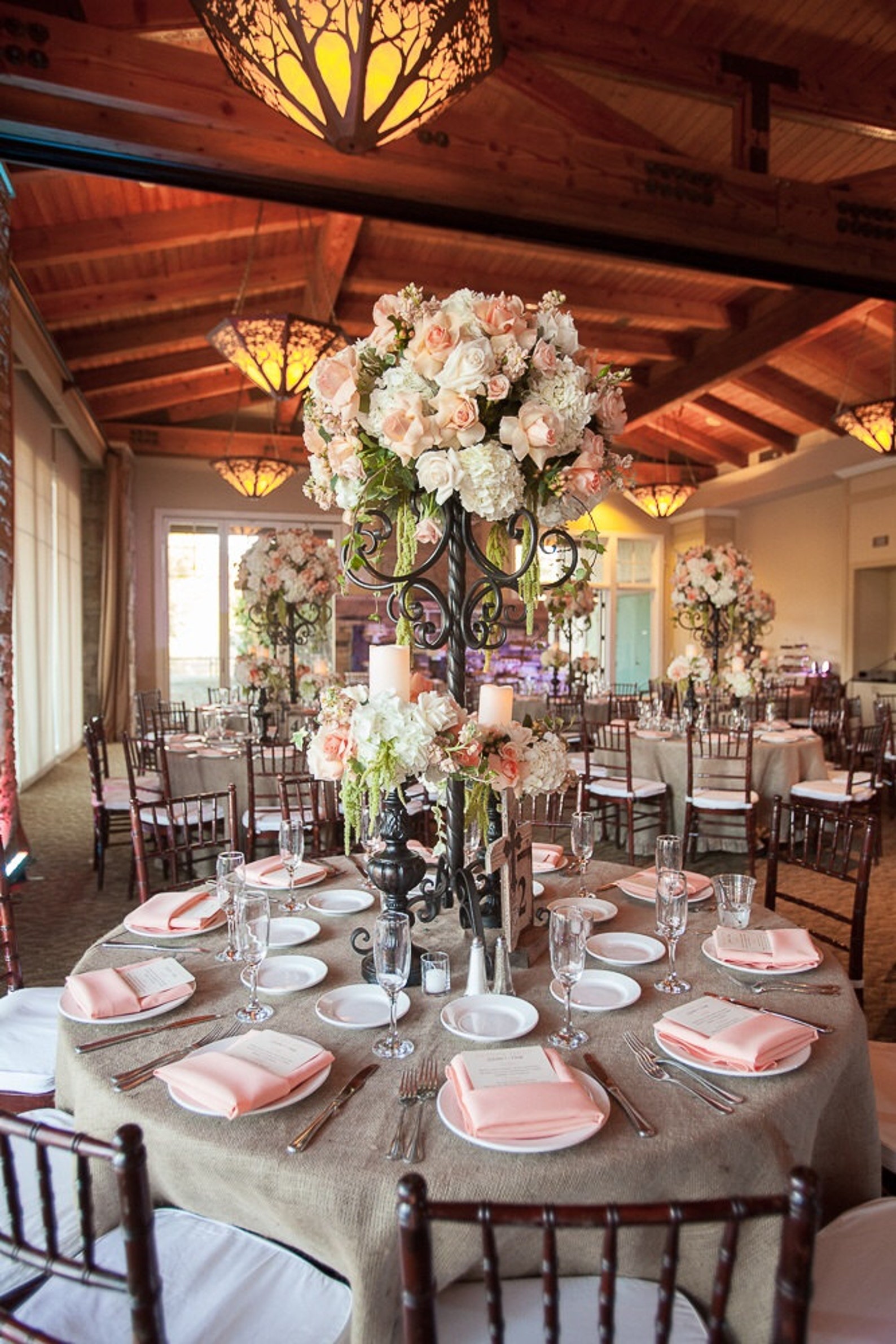 Custom Made 120 Inches Round Burlap Tablecloth With Ruffle - Etsy