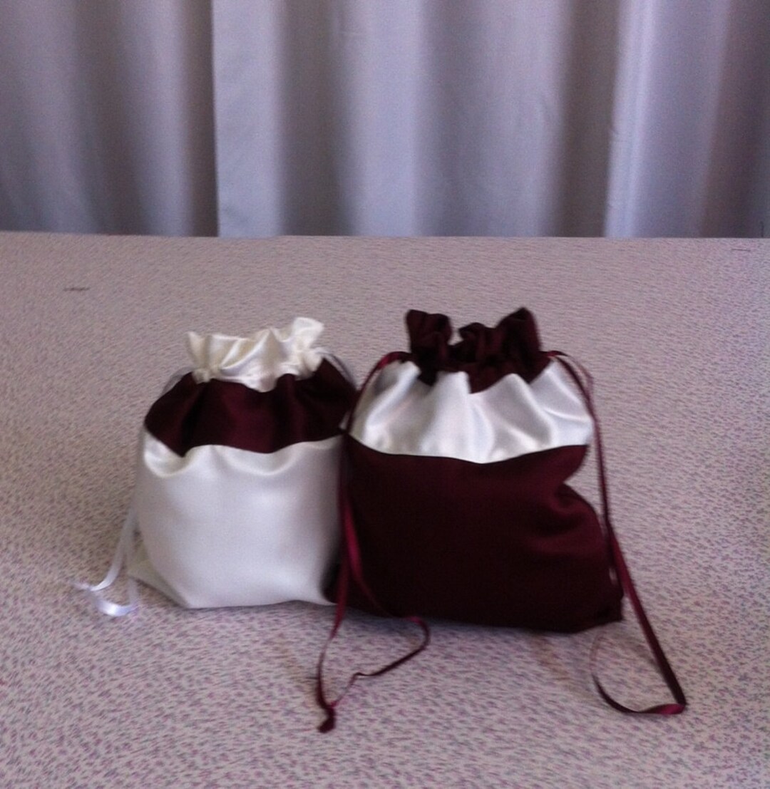 Custom Made Money Bag Dollar Dance Set of 2 One for Bride and One for ...