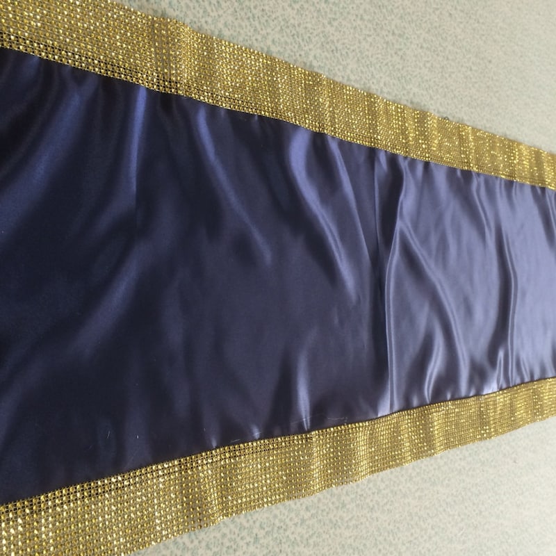 Gold Satin Table Runner - Etsy