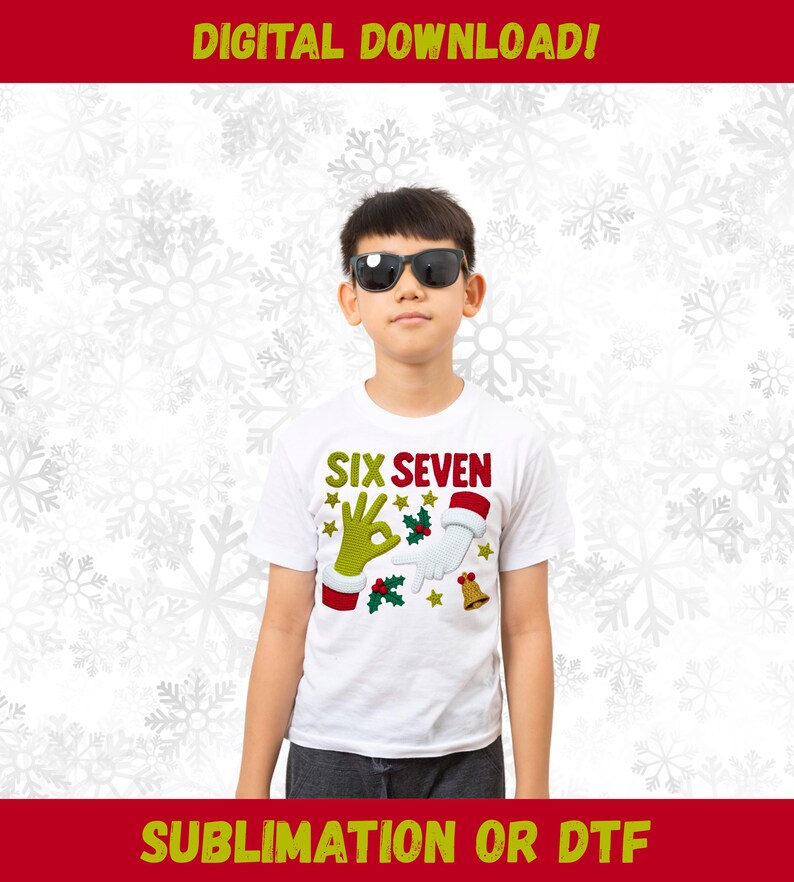 6,7 Santa & Grinch Hand | Christmas | PNG | SVG | JPG Digital Download ...