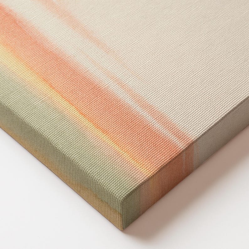 Canvas Mockup Close up Realistic Texture 1:1 Ratio Minimal Interior ...