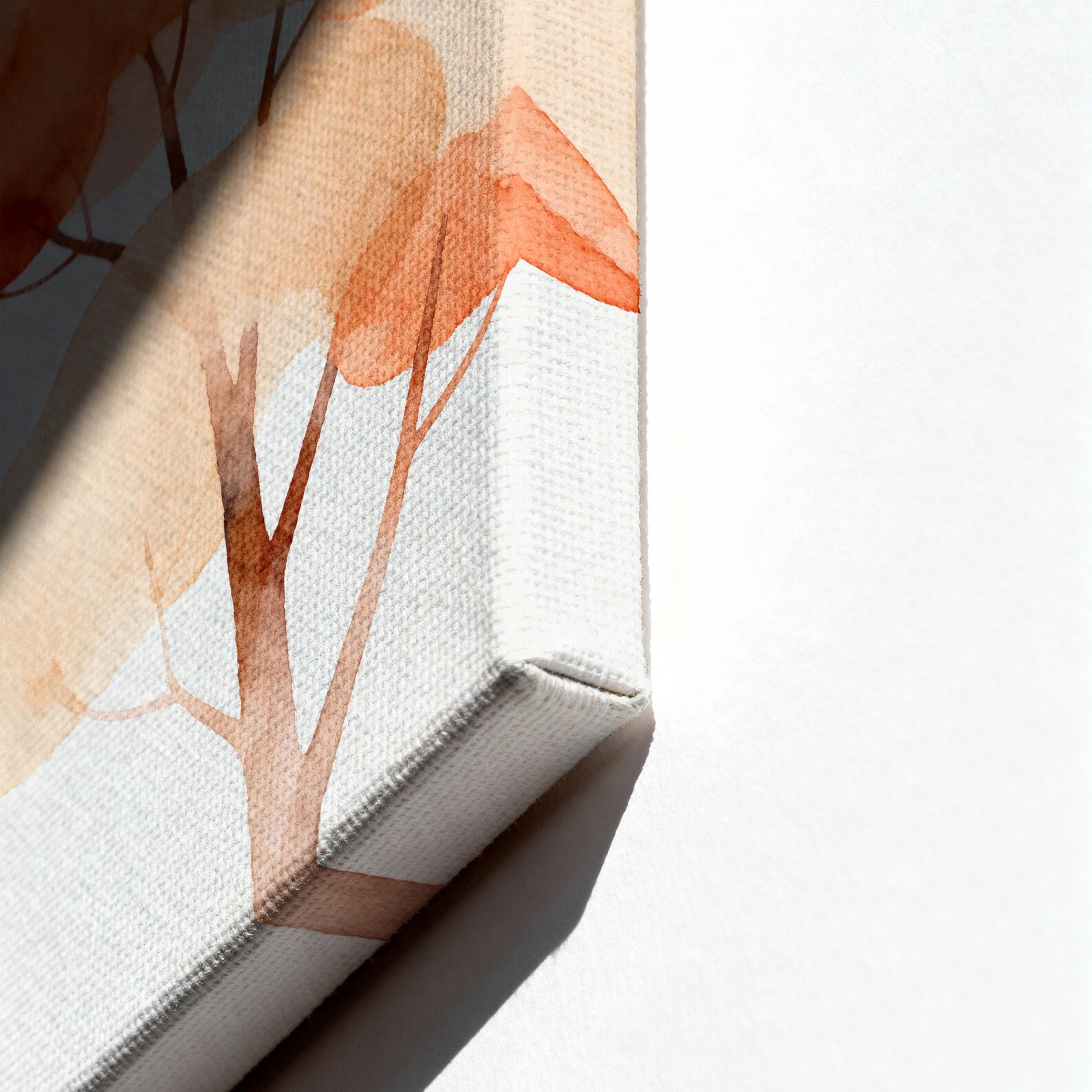 Maquete de tela em close-up com bordas envoltas | Proporção 1:1 ...