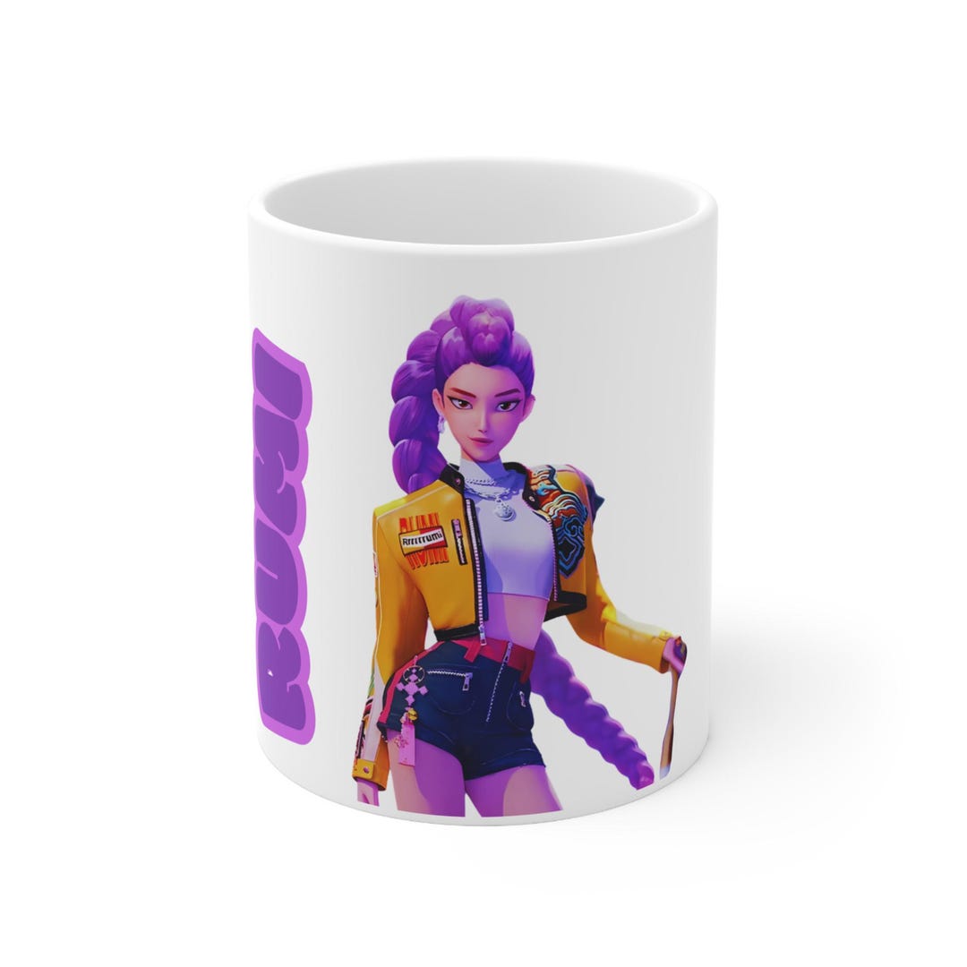 Kpop Demon Hunters Rumi Ceramic Coffee Mug for Gamers, Cool Gamer Gift ...