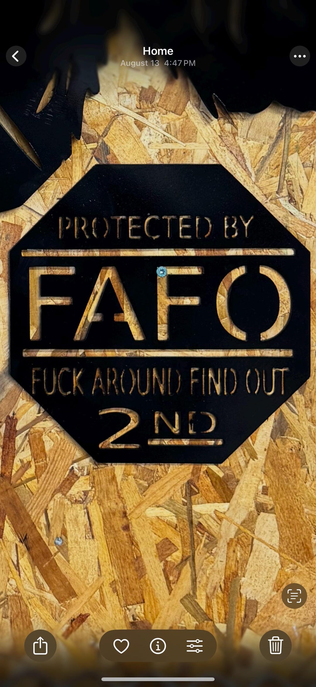 FAFO Metal Sign – Funny 2nd Amendment Wall Décor - Etsy
