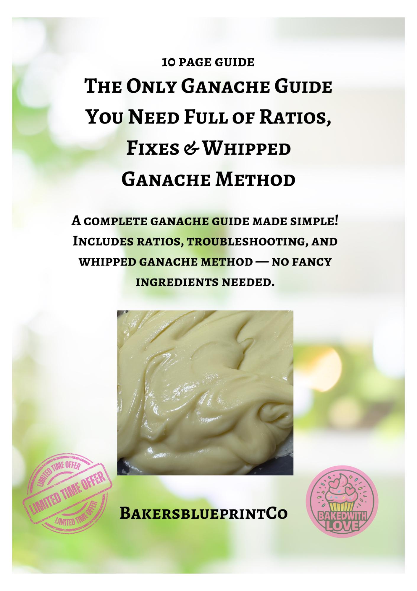 Ganache Guide Made Simple PDF | Ratios, Troubleshooting & Whipped ...
