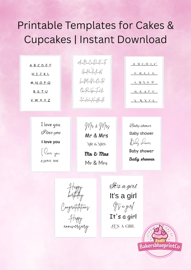 Piping Practice Guide | Printable Templates for Buttercream & Royal ...